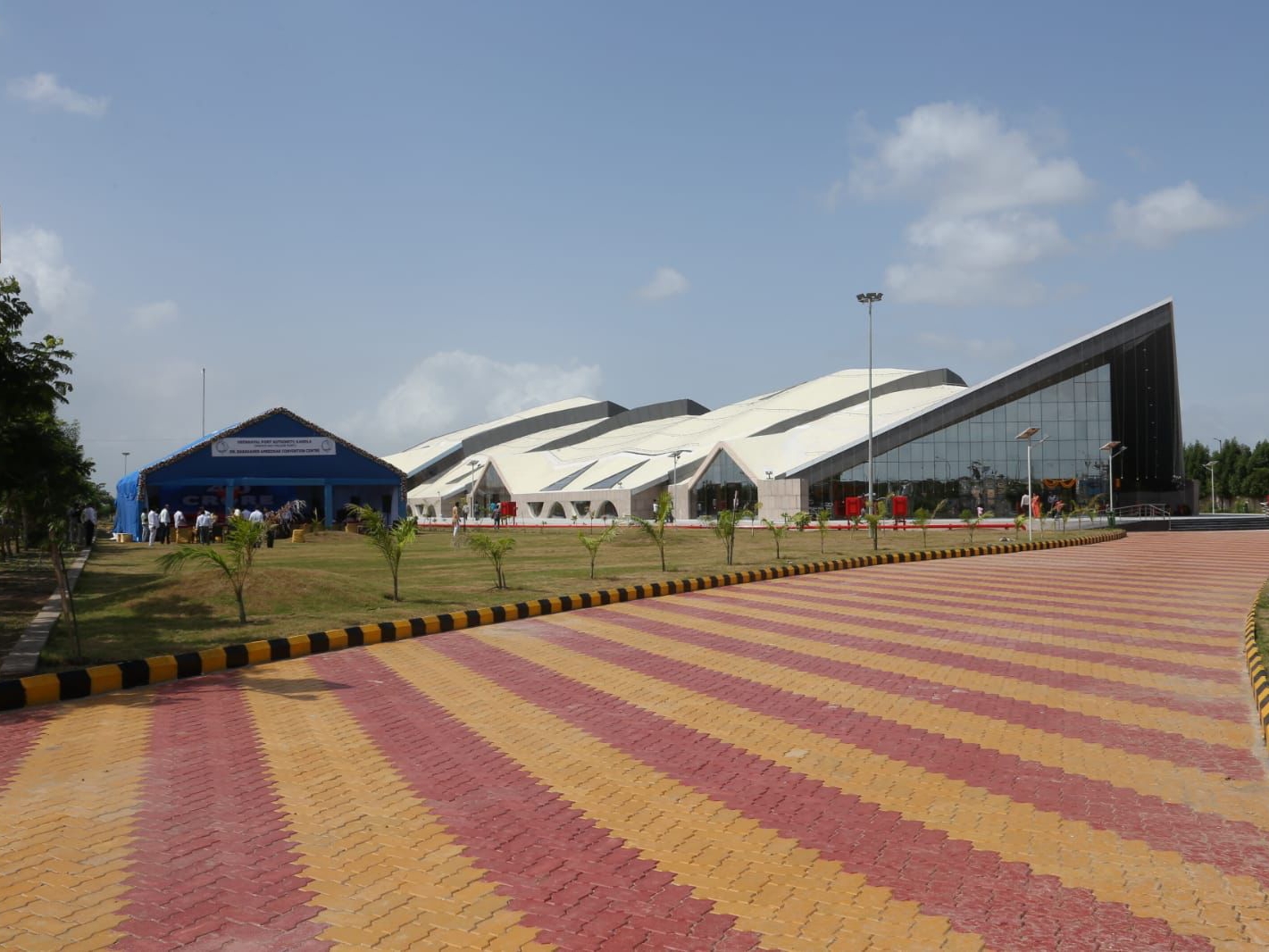 Inauguration of the newly constructed Babasaheb Ambedkar Convention ...