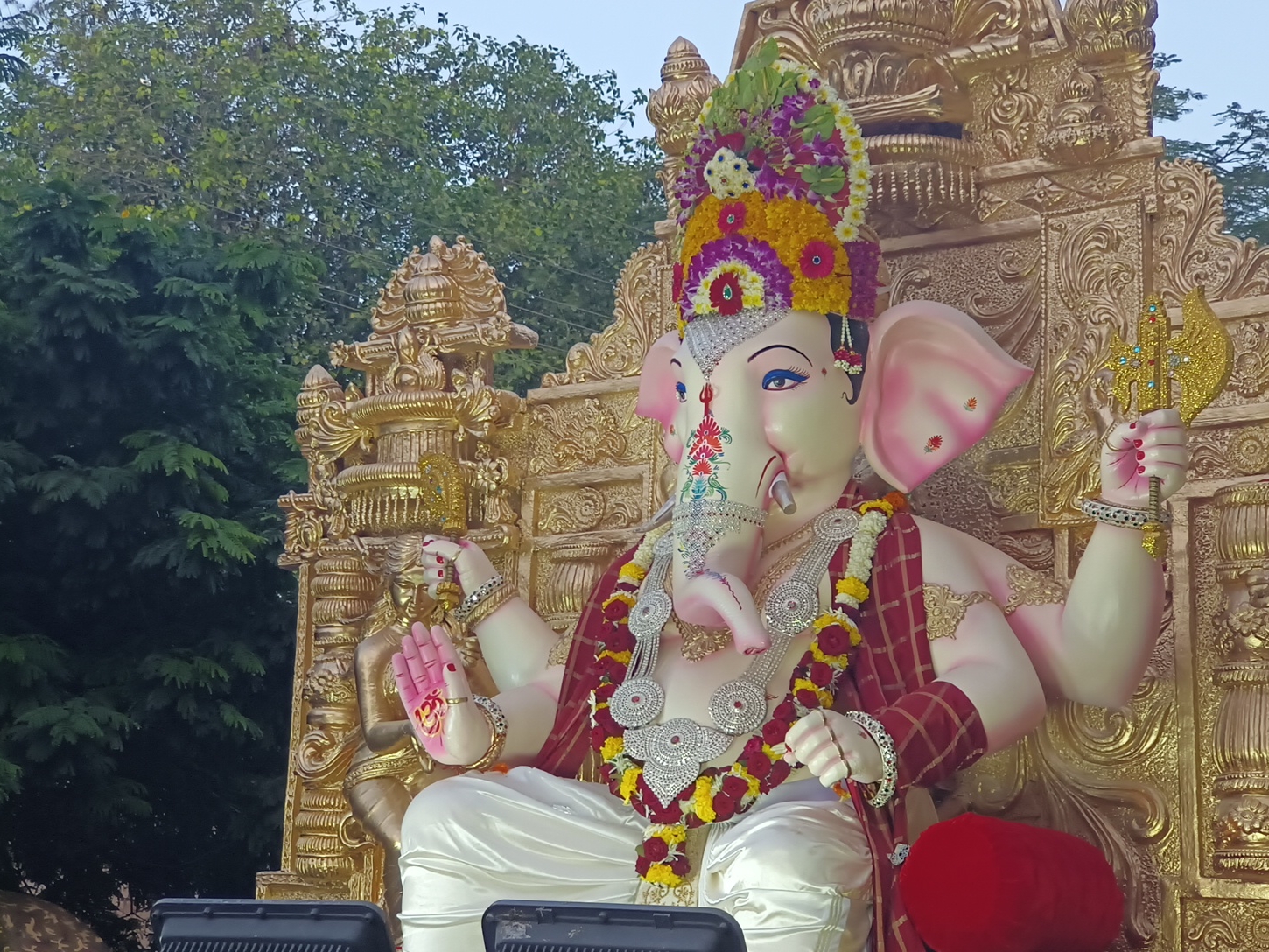 On the streets of Navsari city, after two years, with dhol nagara and ...