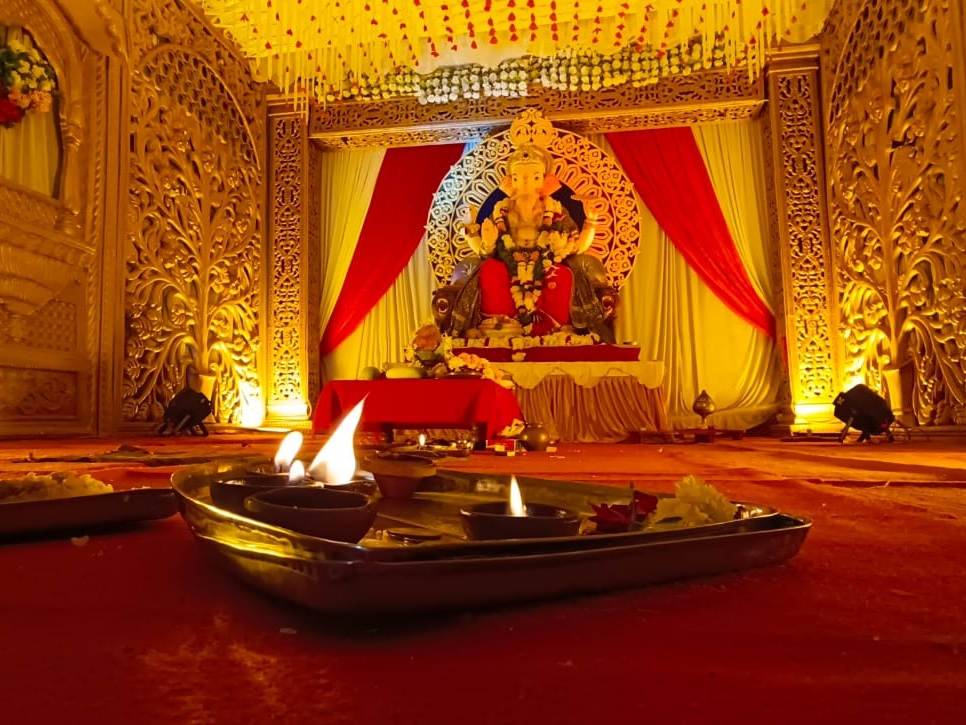 Ganesh Mandal's 80th year of Mars entry held at Hiramension in Navsari ...