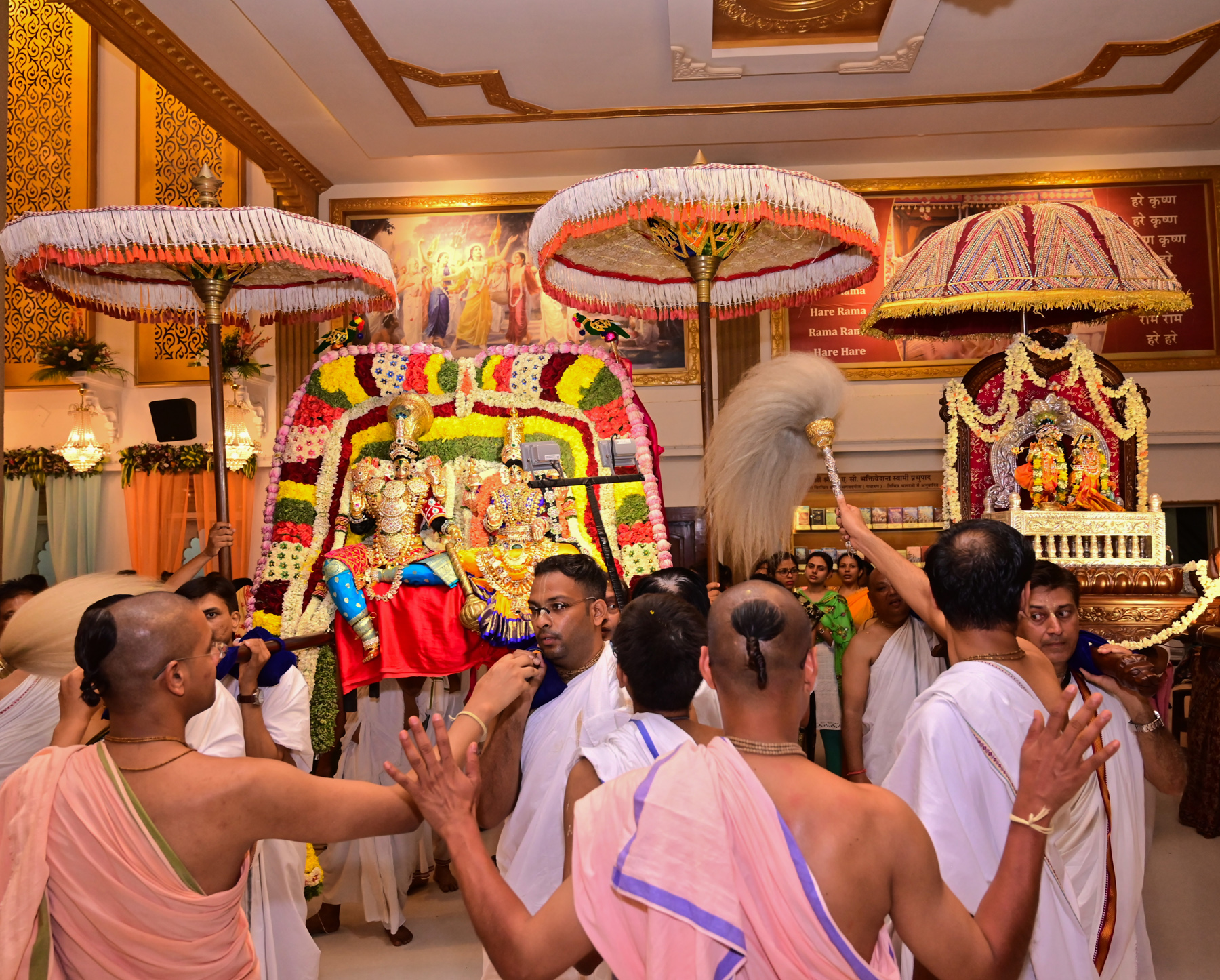 Radhashtmi celebrated at Hare Krishna temple in Bhadaj of Ahmedabad ...
