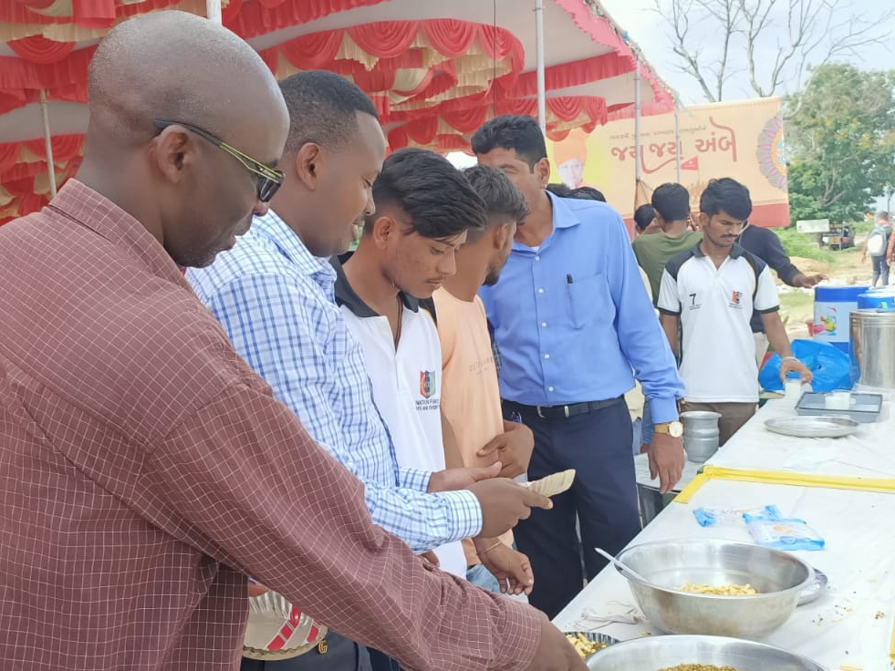 A service camp was held at Gokul Global University, Siddapur for the ...