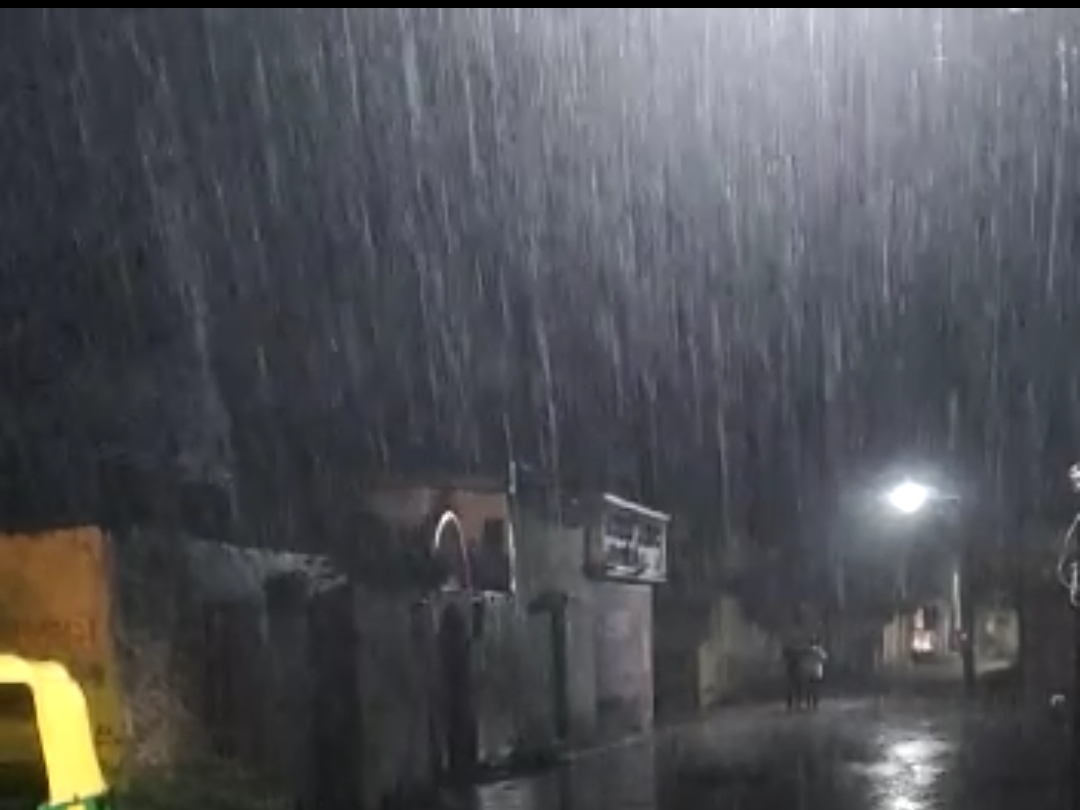 A half-inch of rain fell late in the night, followed by a flurry of ...