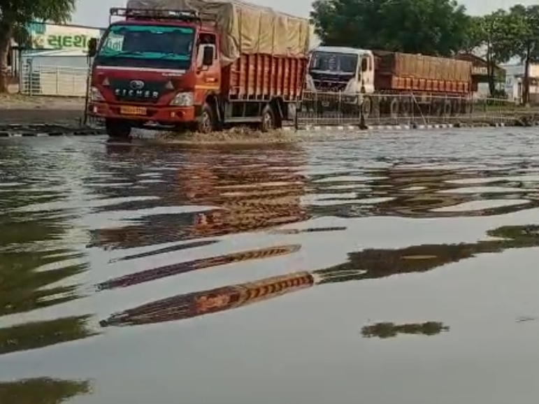 In Banaskantha district, after a long period of rains, the withering ...