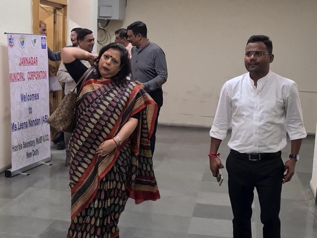 Environment and Climate Department Secretary Leena Nandan inspected the ...