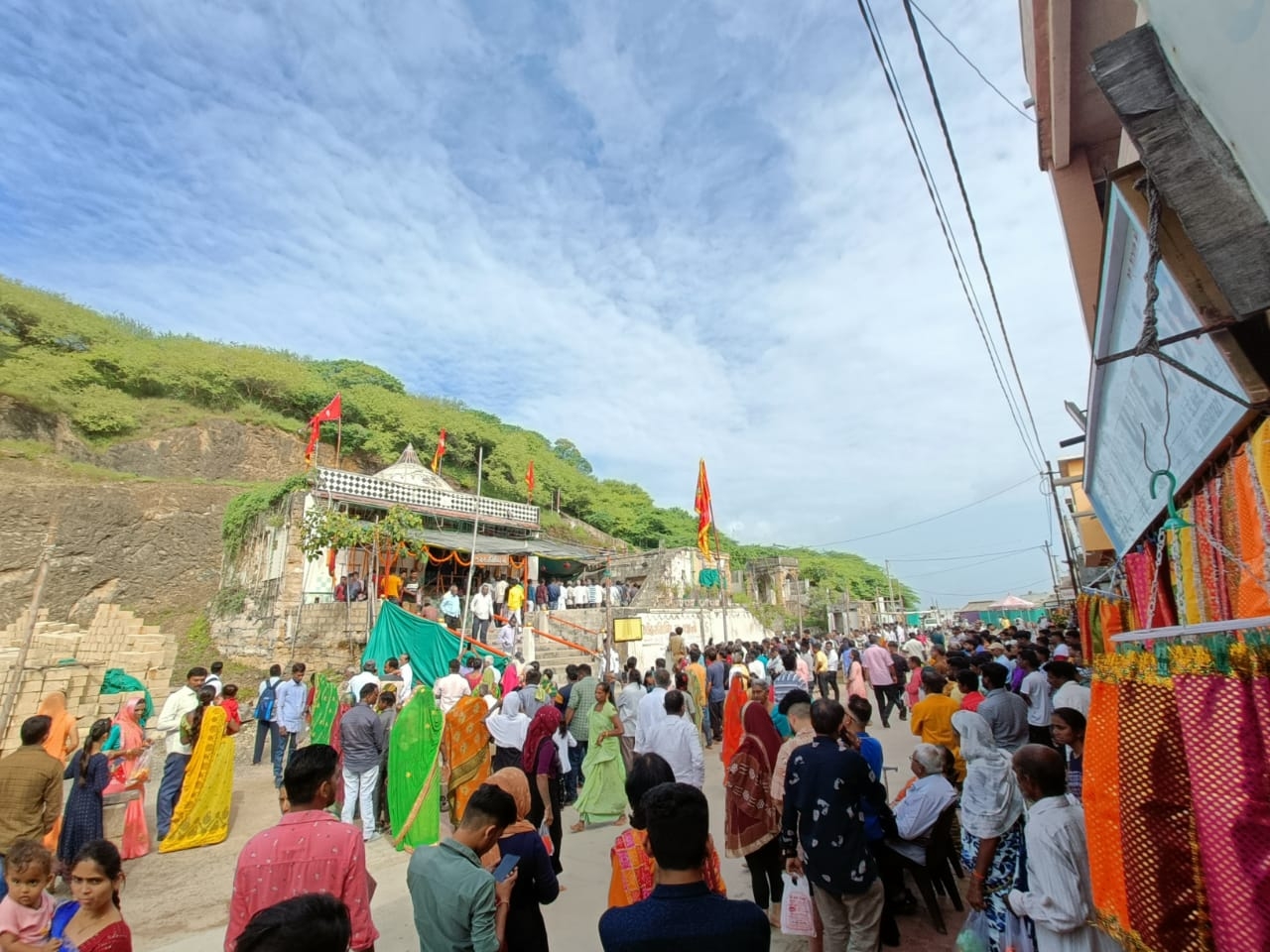 The very ancient temple of Harshad Mataji in Devbhoomi Dwarka thronged ...
