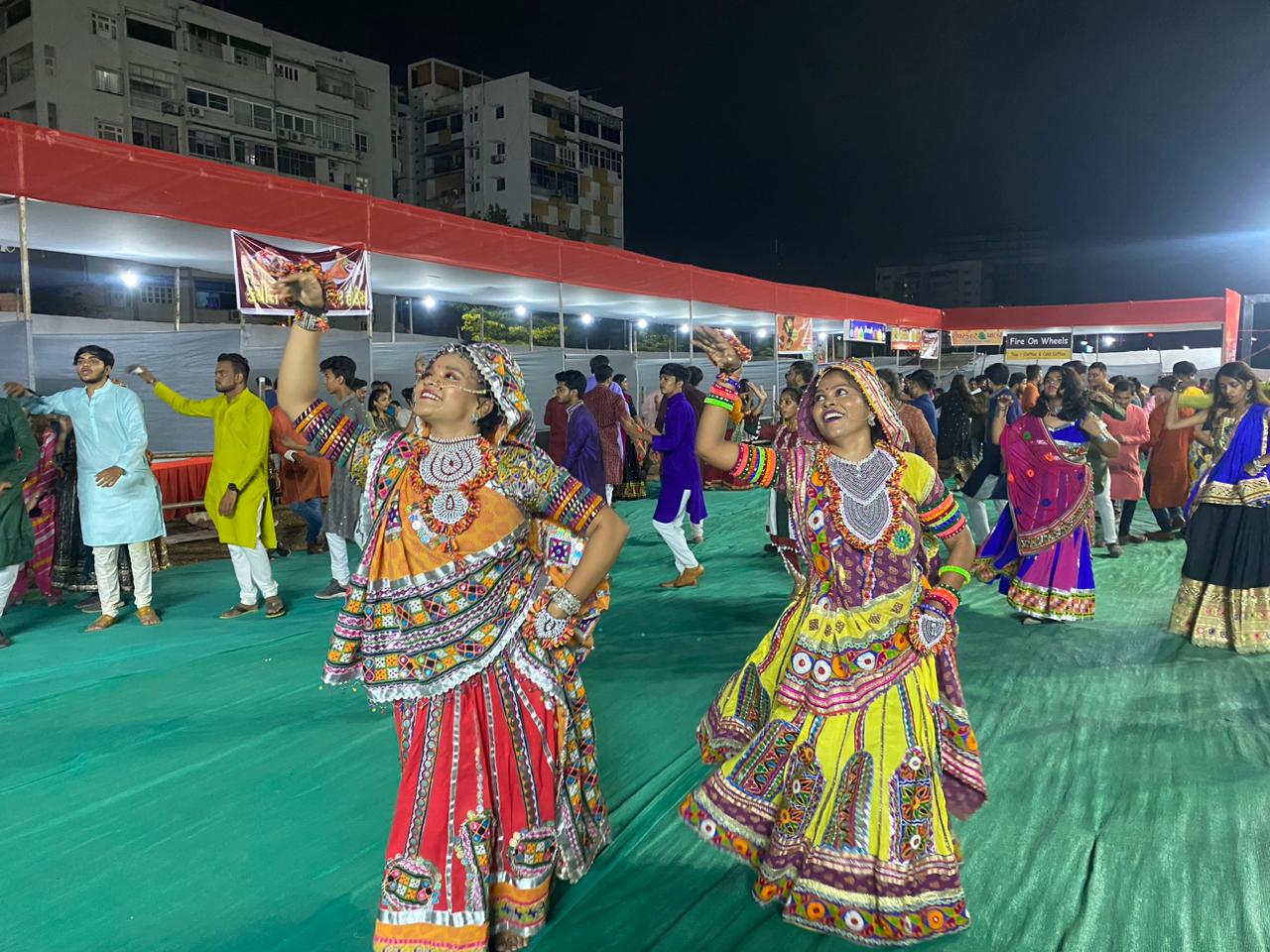 A mother-daughter duo in Ahmedabad have been playing garba together for ...