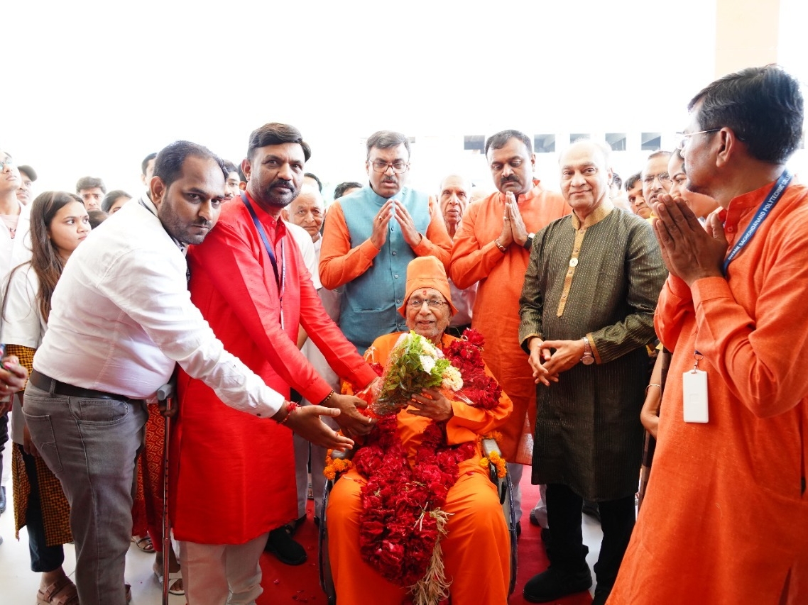 Param Pujya Swami Sachchidanandji, who was honored with Padma Bhushan ...