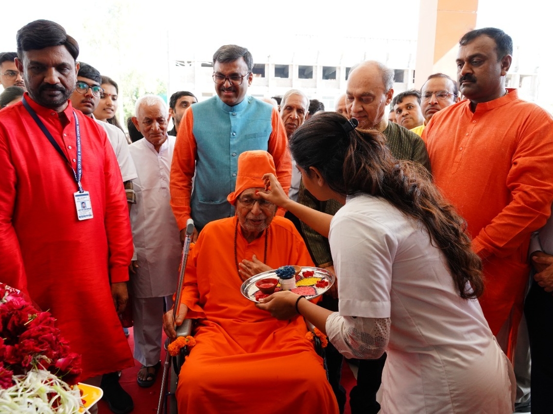 Param Pujya Swami Sachchidanandji, who was honored with Padma Bhushan ...
