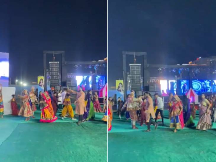Life partner who became Garba Group in Ahmedabad today became Garba ...