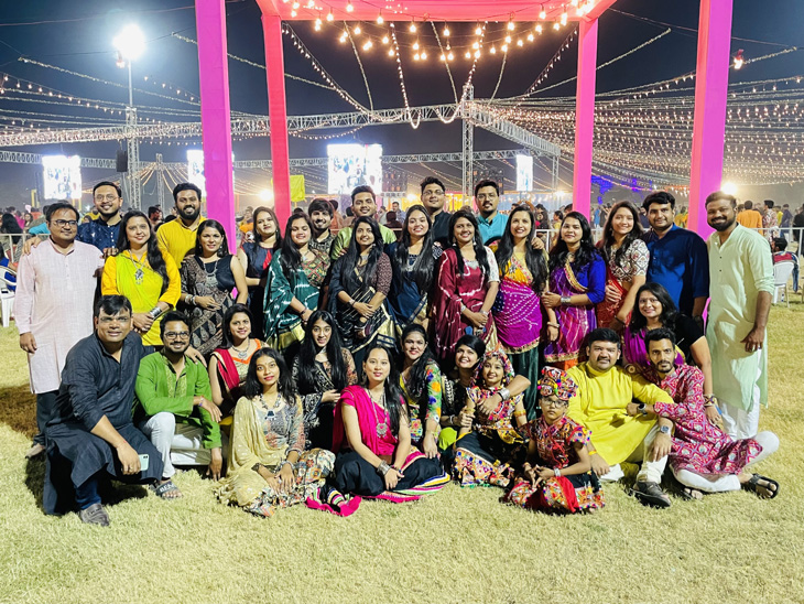 Life partner who became Garba Group in Ahmedabad today became Garba ...