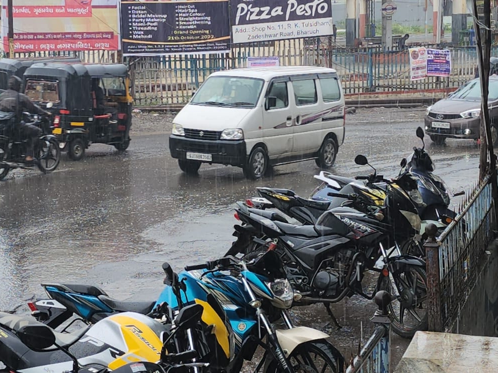 Bharuch district received universal rainfall, 2 inches in Ankleshwar ...