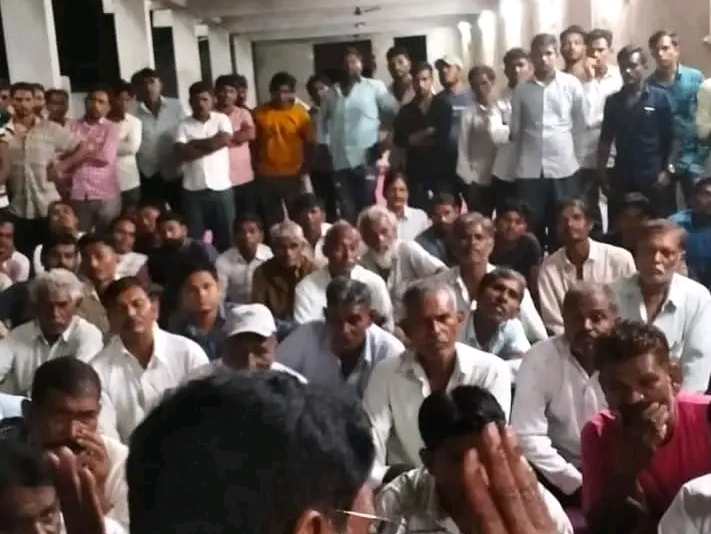 A meeting for the installation of the statue of Visaldev Vaghela, the ...