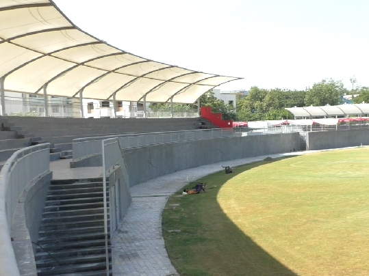 Construction of Sardar Patel Stadium with a capacity of 5000 spectators ...