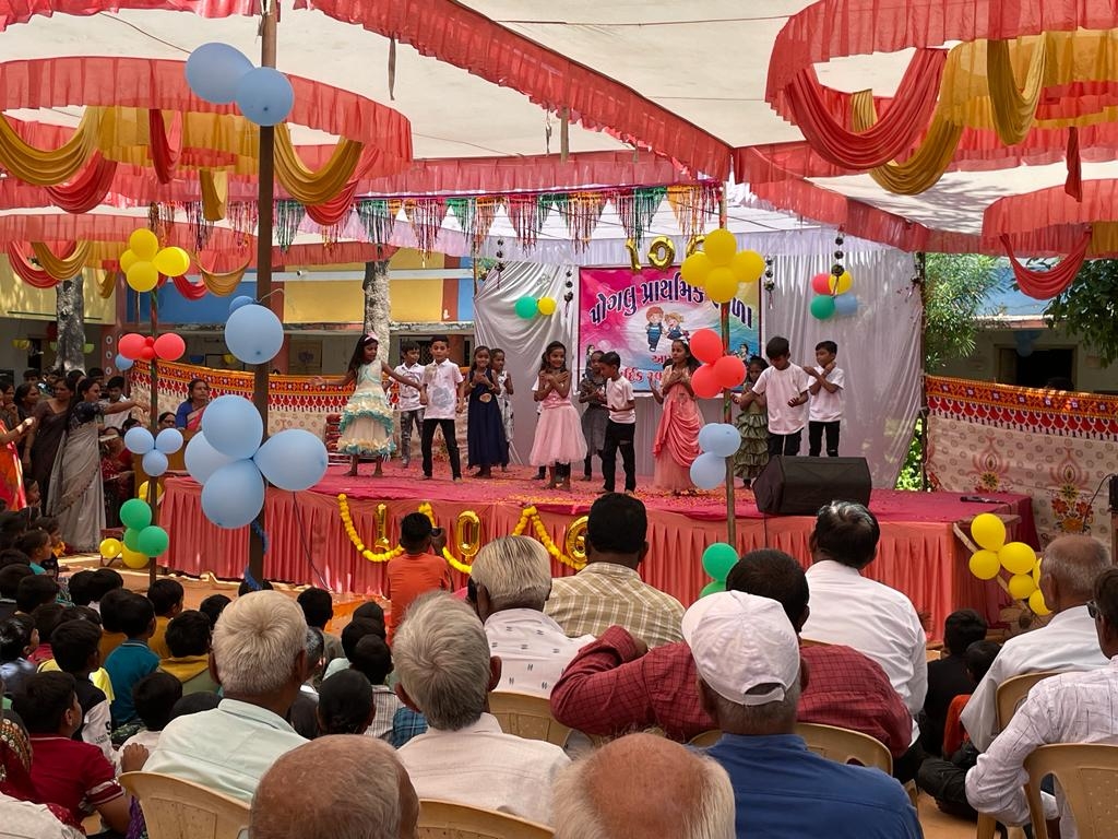 The 106th foundation day of Prantij's Poglu Primary School was ...