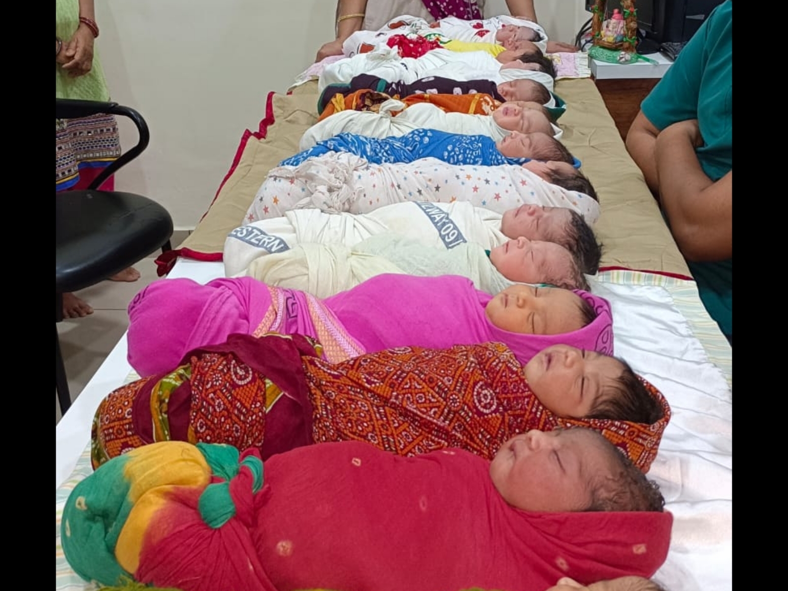 17 newborn babies were born in 24 hours at Shri Ram Public Hospital in ...