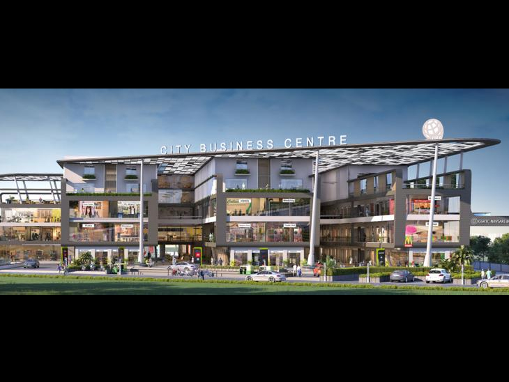 Navsari Bus Port, which is being built at a cost of more than 100 ...