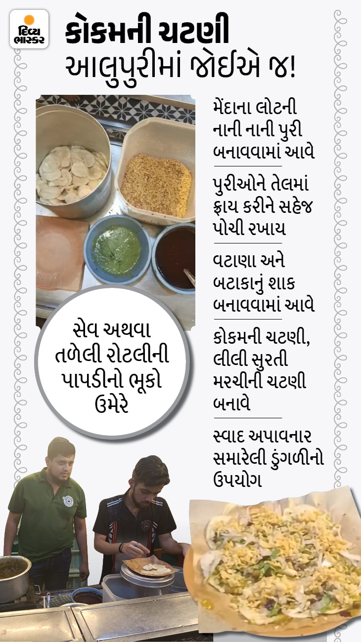 The kokum-green chutney makes Nakhuda's Alupuri famous in Surat, a ...