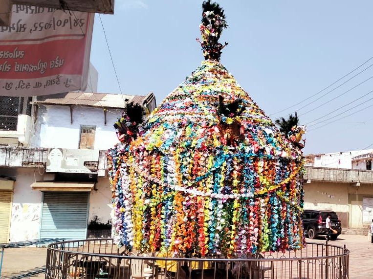 The Garba festival of Verai Mataji was celebrated in Kaiyal village of ...