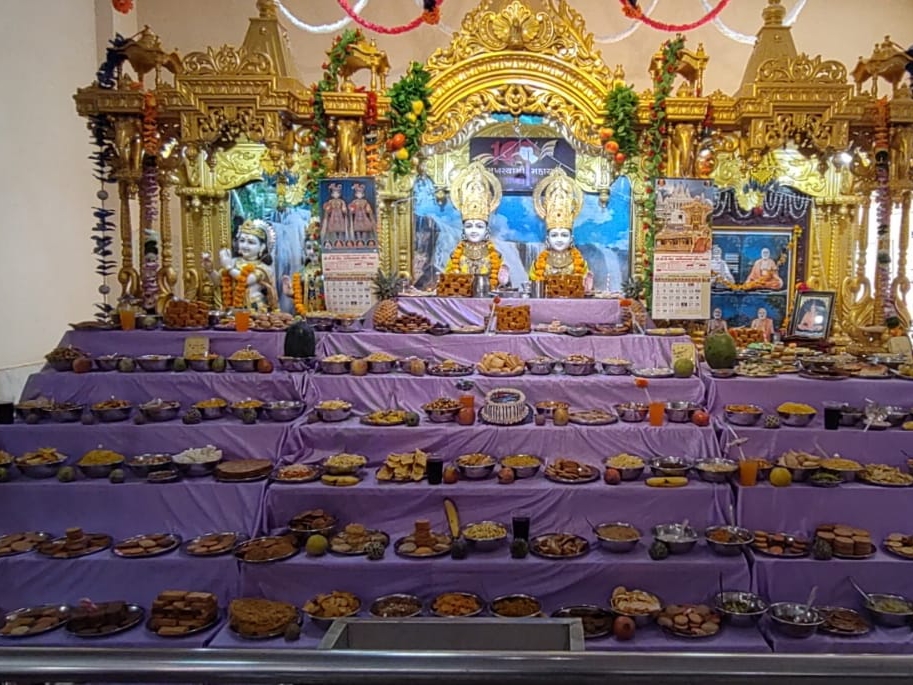 Annakoot festival was held at BAPS Swaminarayan Temple in Patan