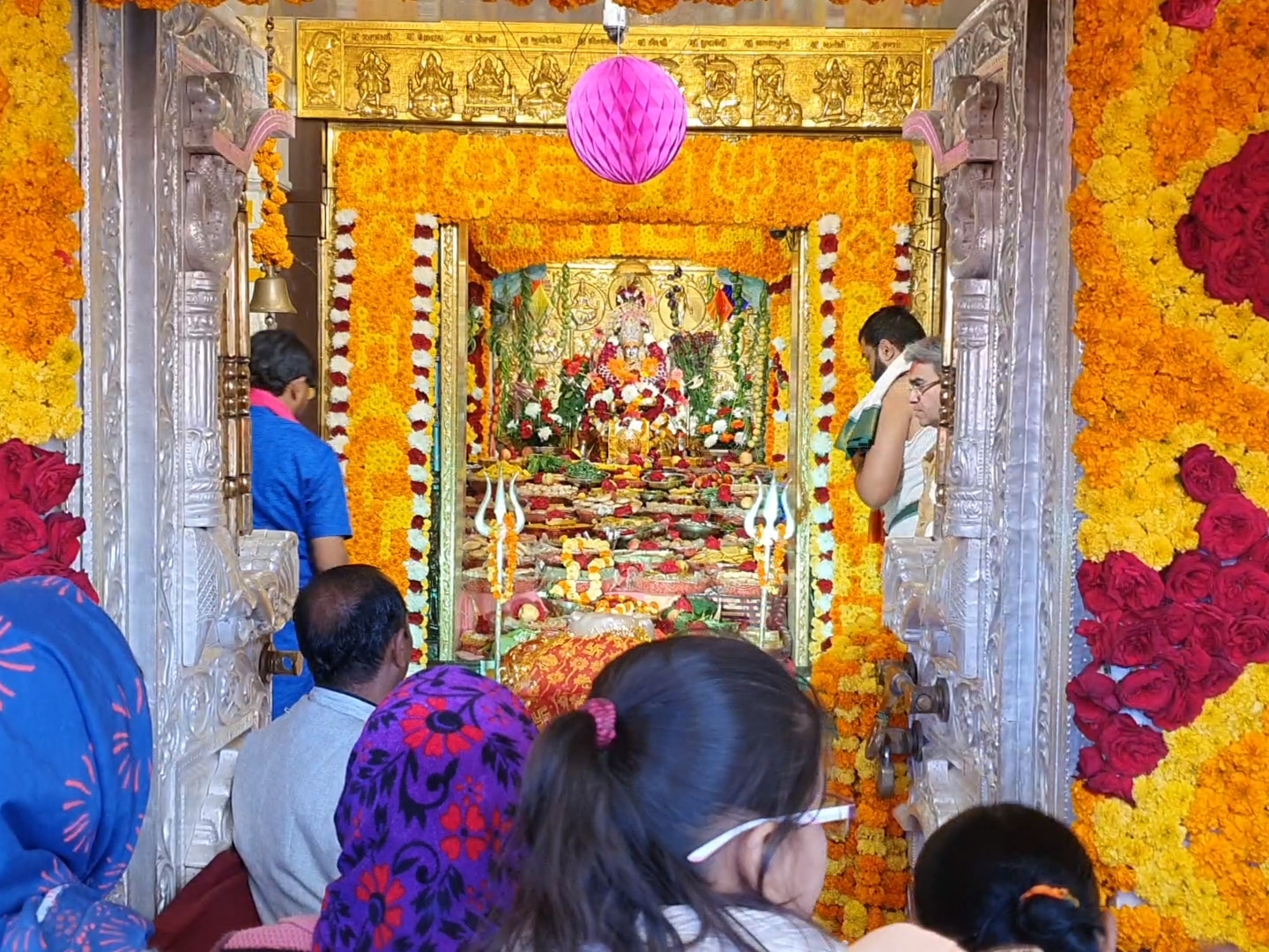 Annakoot will be filled tomorrow due to the lunar eclipse on Punam at the Ambe Mana temple in ...