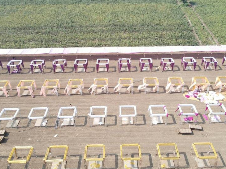 Preparations for the mass wedding of 111 daughters to be held in ...