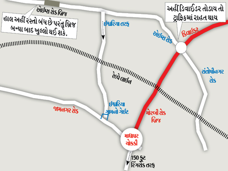 If one of the dividers on Morbi Road is broken, there will be 50 ...