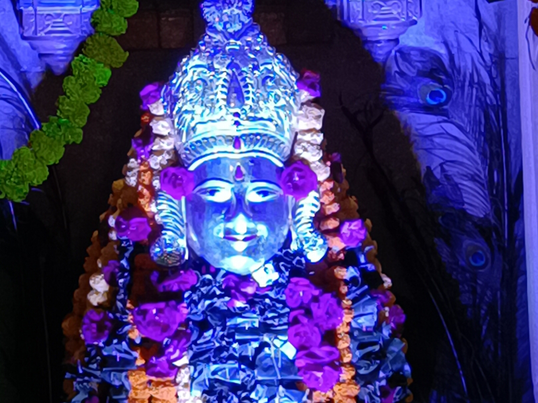 Kartikeya Swami, who is seated in Patan, gives darshan to the devotees ...