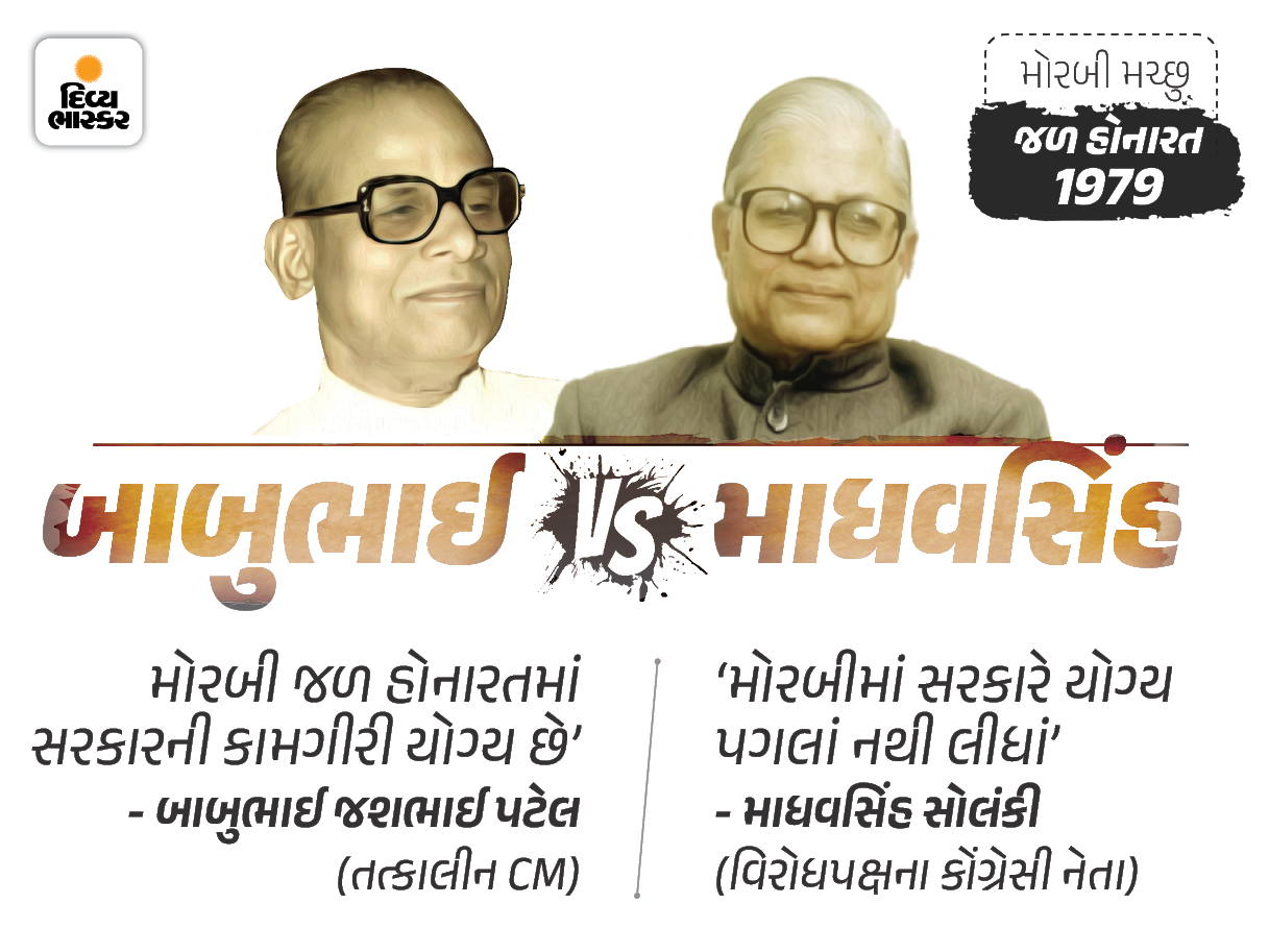 CM Babubhai Patel's government went when Machu dam broke, this time the ...