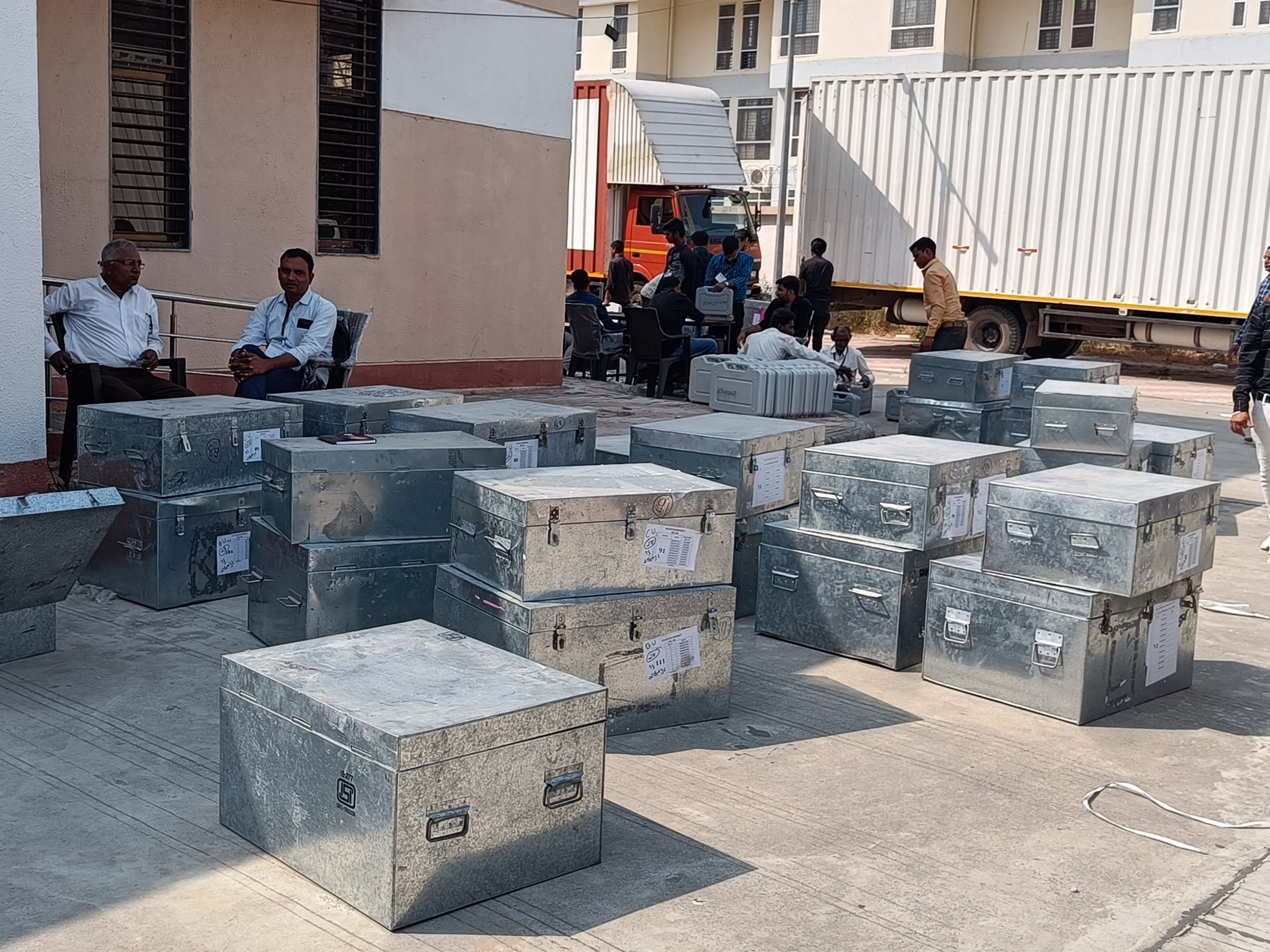 EVMs and VVPAT machines have been allocated at warehouses to boost ...