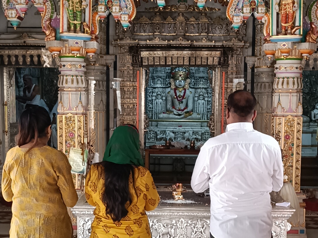 Patdarshan of Shetrunjaya Teertha was unveiled at Panchasar Parshwanath ...
