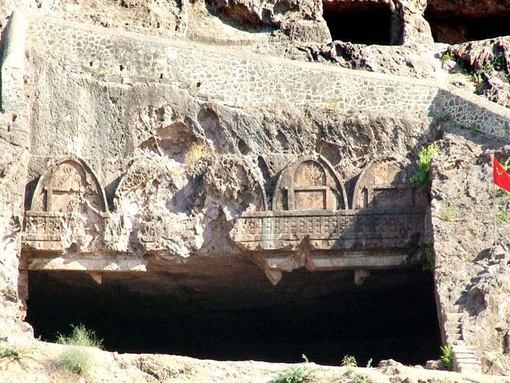 The historic Ebhal Mandap cave with the ancient glory of Talaja