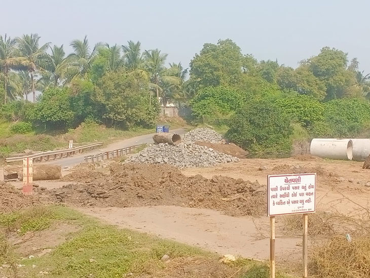 Antroli-Ovian bridge work angered among villagers as BJP leader stopped it
