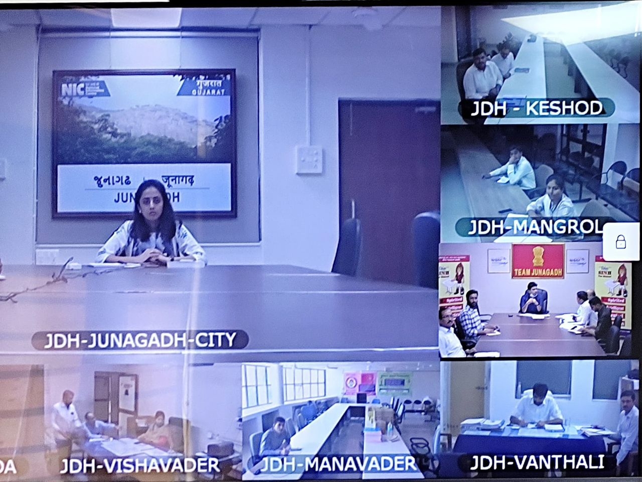 Junagadh District Collector held a meeting with the Election Officers ...