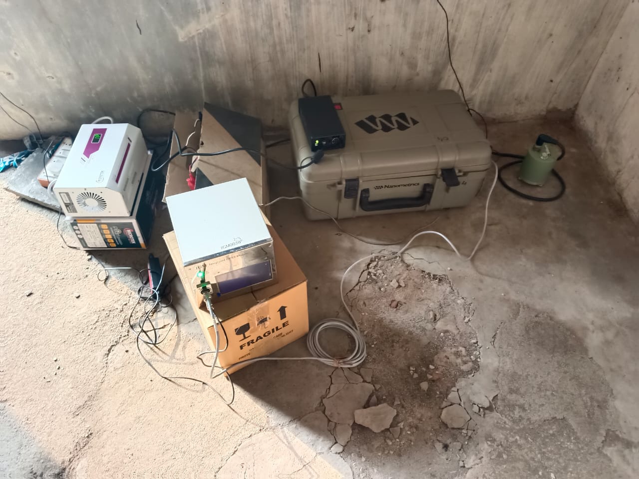A 1.4-magnitude tremor was detected in the seismology machine at ...