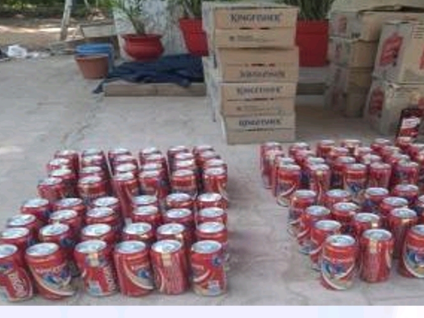 In Prantij, police impounded a car full of foreign liquor; Goods worth ...