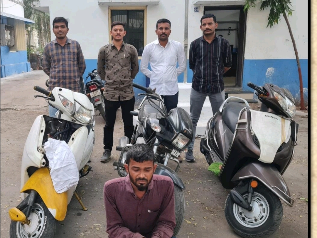 Ankleshwar A-Division Police and LCB Police nabbed a vehicle thief with ...