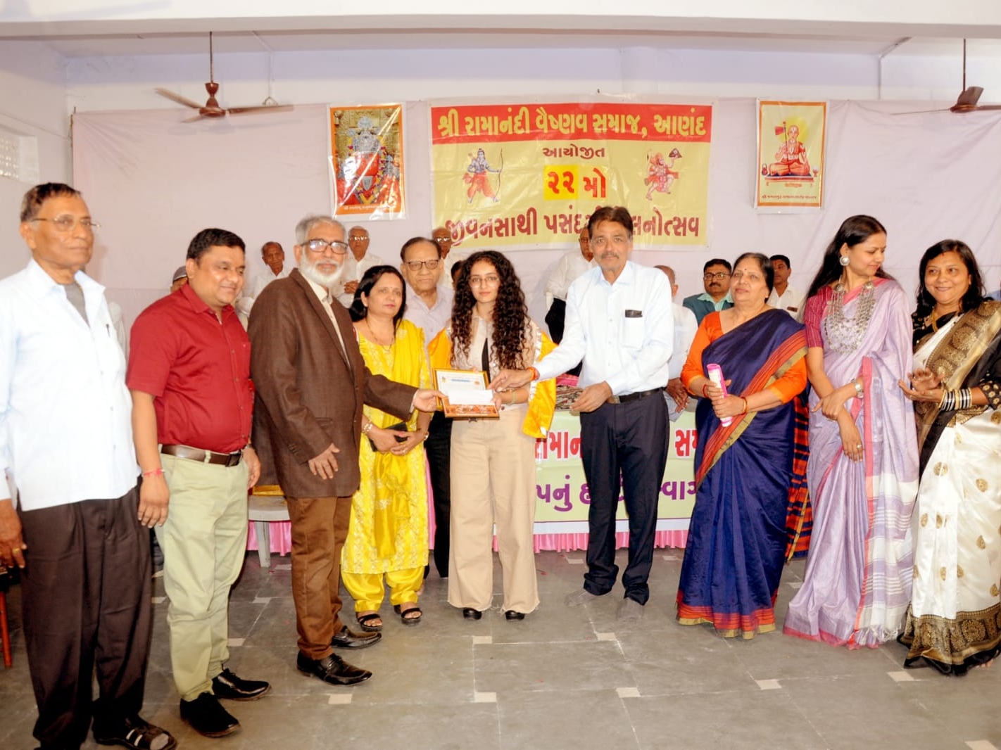Honorees honored at Ramanandi Vaishnav Samaj function at Anandana ...
