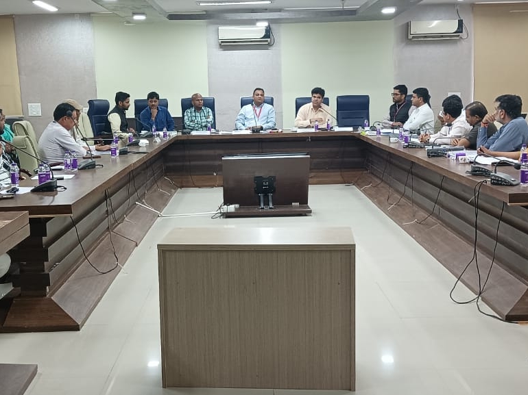 In a meeting chaired by the Election Officer and Collector in Amreli ...