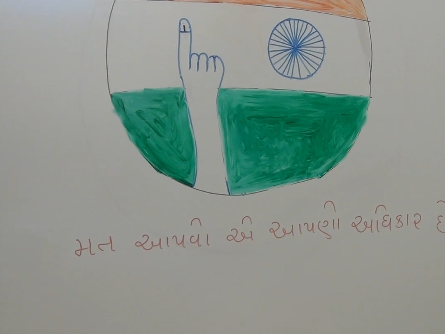 Organization of drawing competition at Divyang Bhavan, Disa; Children ...