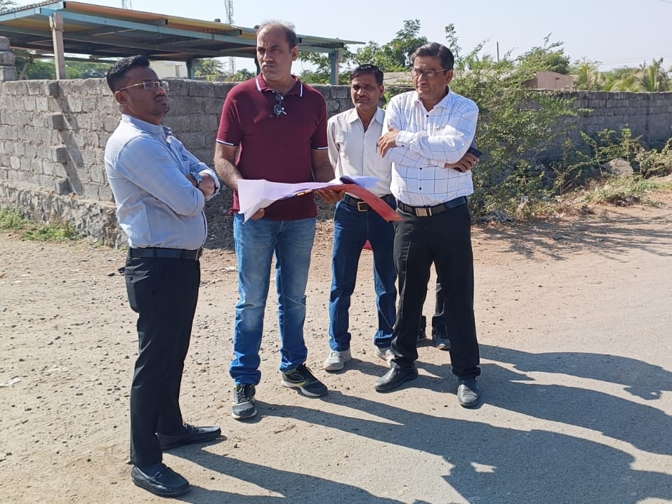 Commissioner of Jamnagar Municipal Corporation visited the site for STP ...