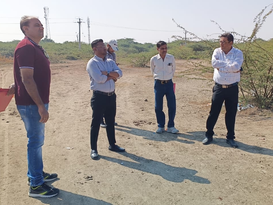Commissioner of Jamnagar Municipal Corporation visited the site for STP ...