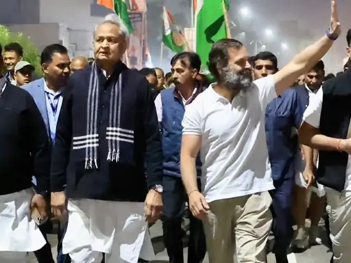 Join Bharat Yatra reaches Kota, Rahul is playing the puppet