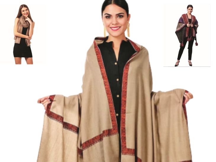 Wear the shawl in style and become a fashion queen...