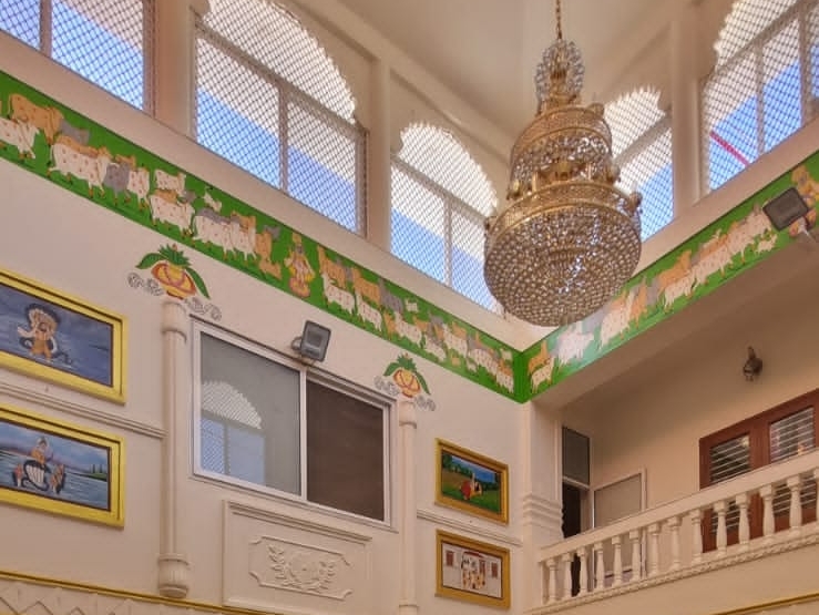 Thakorji's Padhramani will be held in the Haveli under construction by ...