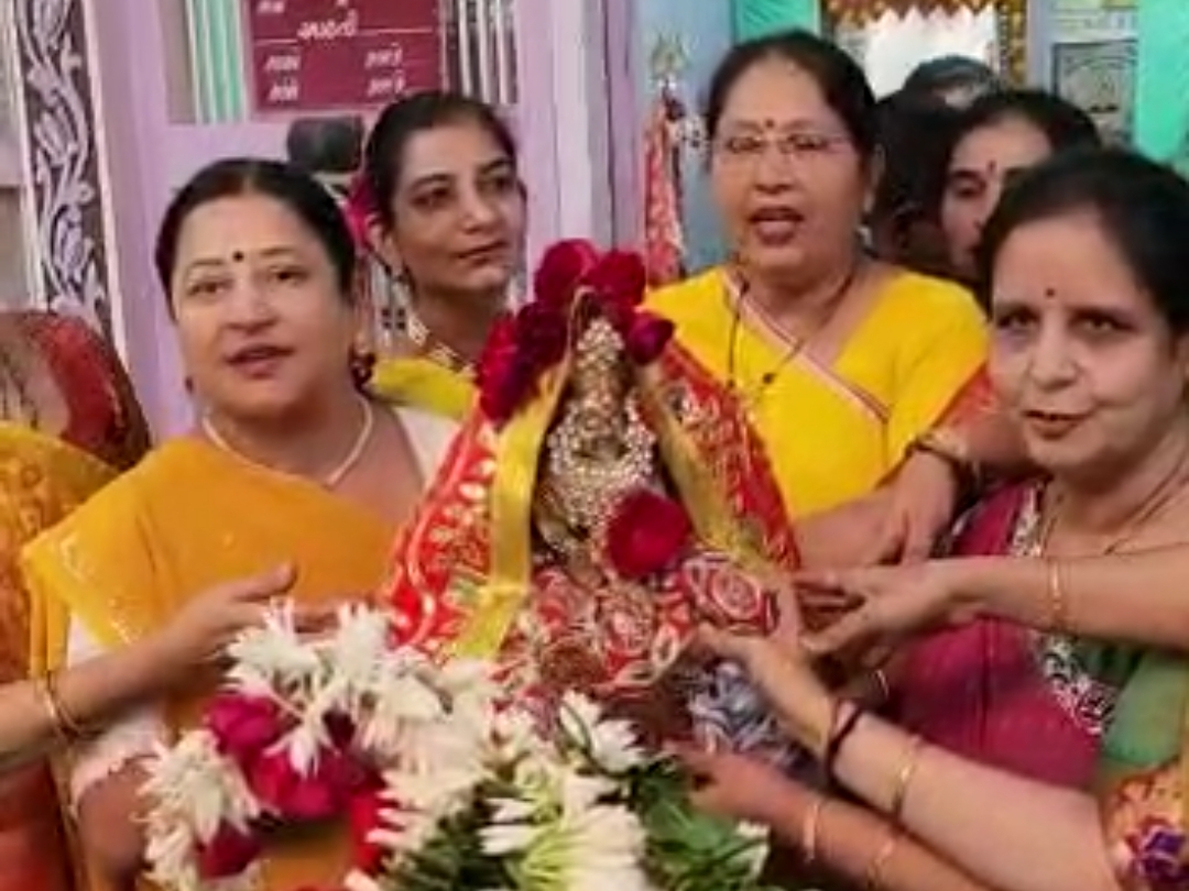 On the occasion of Annapurna Mahotsav, a procession took place in Patan ...