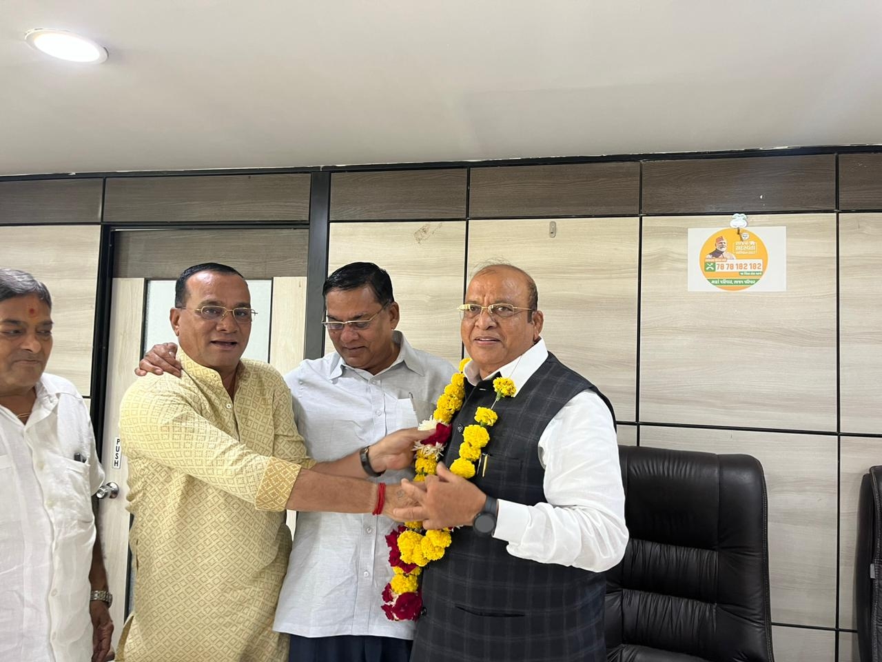 Various cooperative organizations honored Arun Singh Rana, who won the ...