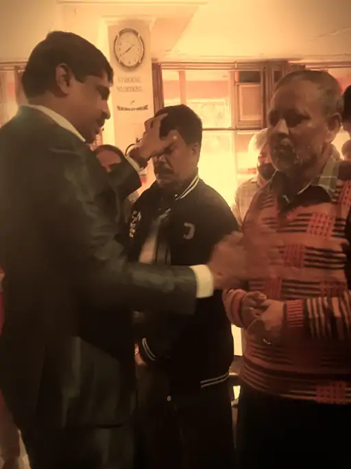 A Christian pastor is casting out ghosts by touching, the cost of ...