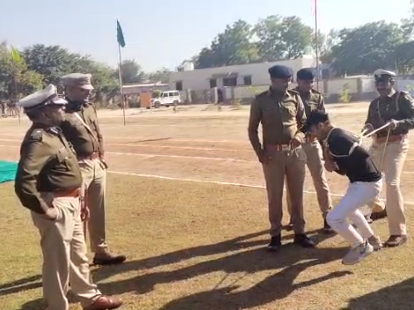 A ceremonial parade was held on the occasion of annual inspection at ...