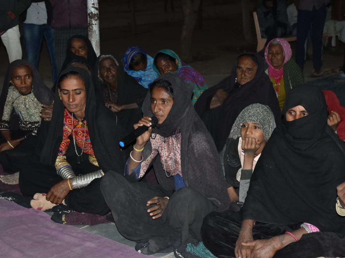 A night meeting was held under the chairmanship of Kalater in Eywal ...