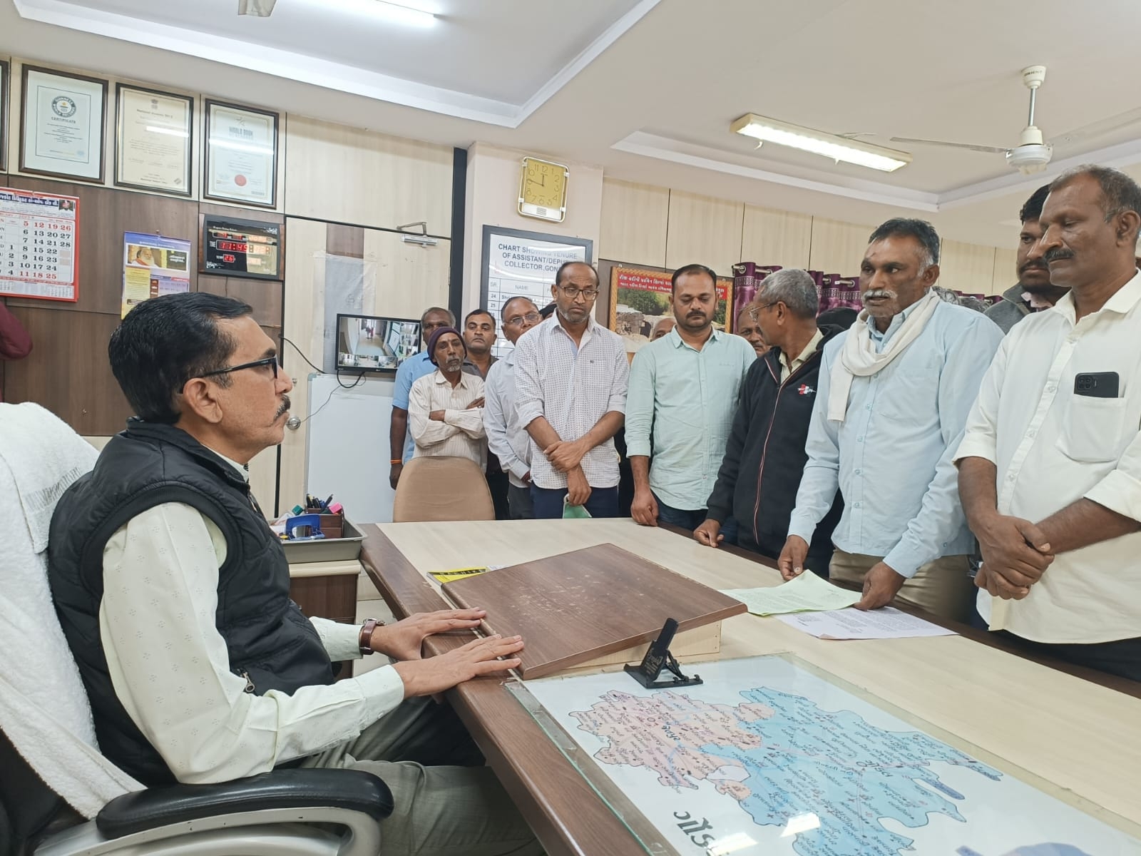 Ribda village of Gondal filed a petition for criminal action against ...